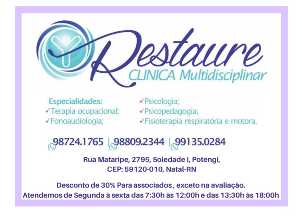 SINPOL-RN tem convênio com Restaure Clínica Multidisciplinar | Sinpol/RN SINPOL-RN tem convênio com Restaure Clínica Multidisciplinar | Sinpol/RN