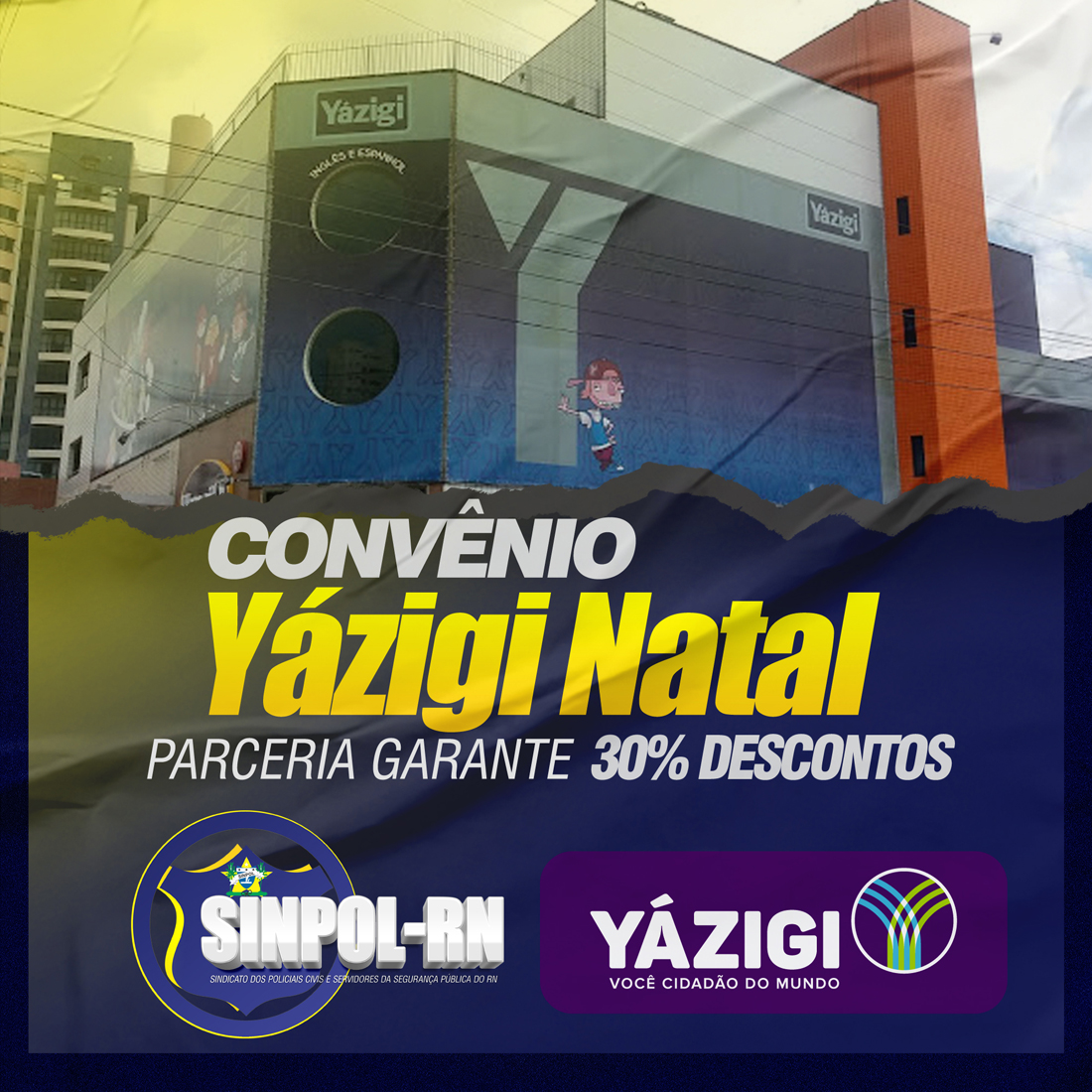 SINPOL-RN faz convênio com Yázigi Natal | Sinpol/RN SINPOL-RN faz convênio com Yázigi Natal | Sinpol/RN